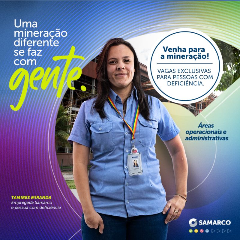 Samarco tem 35 vagas abertas para PCD - Diário de Ouro Preto
